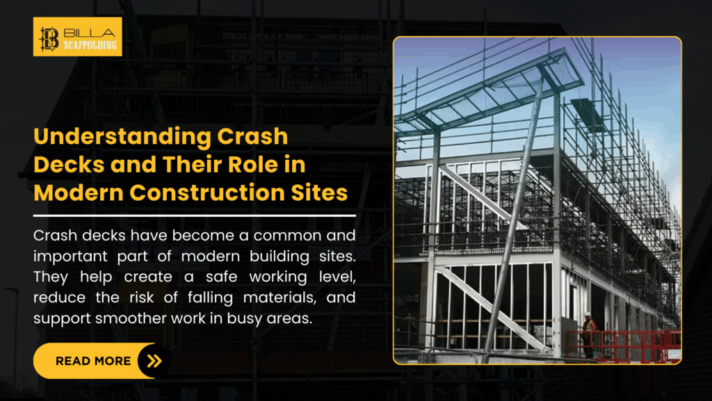 Crash Deck Safety Platforms for Construction Sites