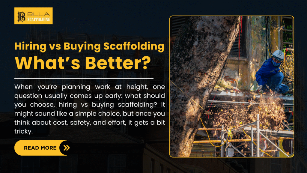 Gantry Scaffold Platforms & Access Solutions | Billa Scaffolding